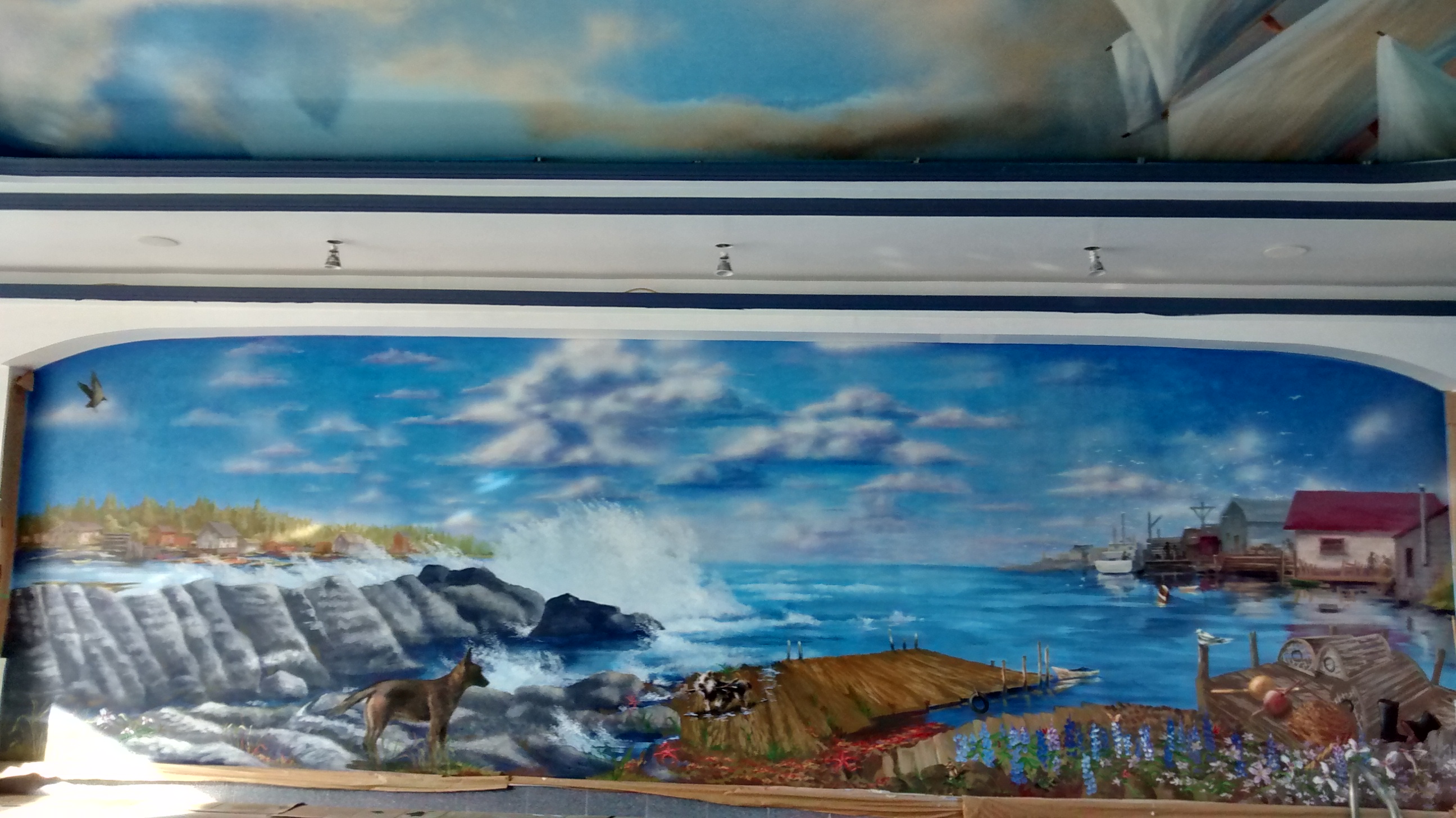 Residential Murals | Murals and Paintings by Peter Matyas