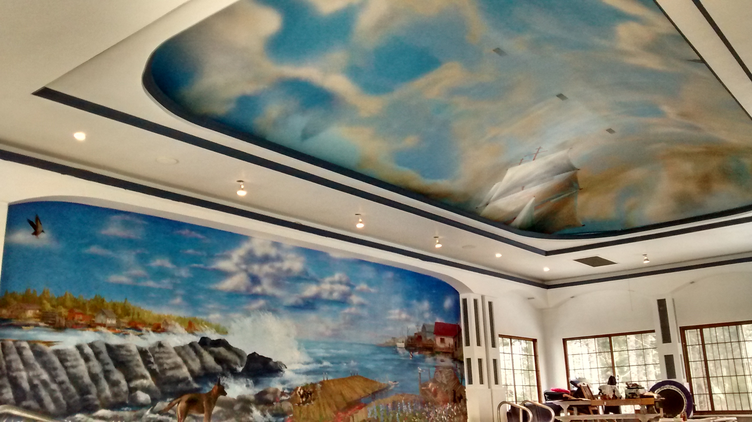 Residential Murals | Murals and Paintings by Peter Matyas