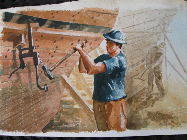 Shipbuilder’s Collection | Murals and Paintings by Peter Matyas